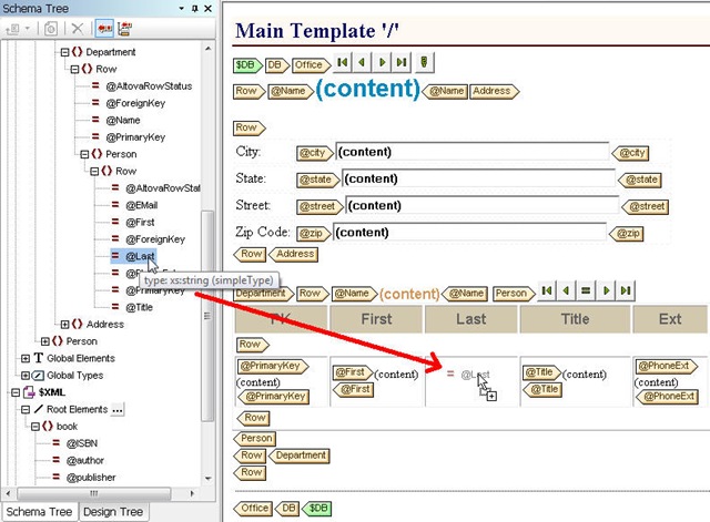 Producing Word 2007 Open Xml From Xml And Database Data Altova Blog